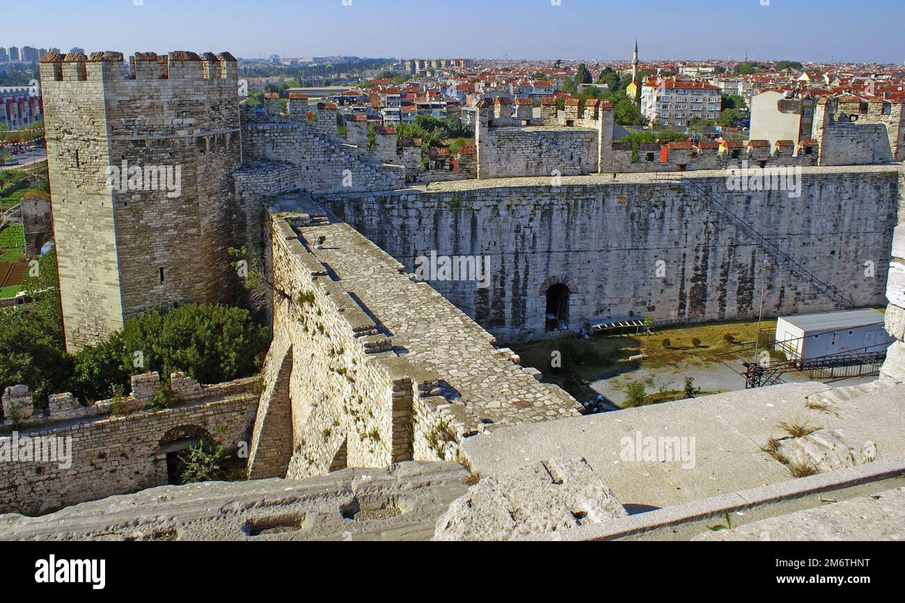 Yedikule Walls, located in Istanbul, Turkey, were built during the ...