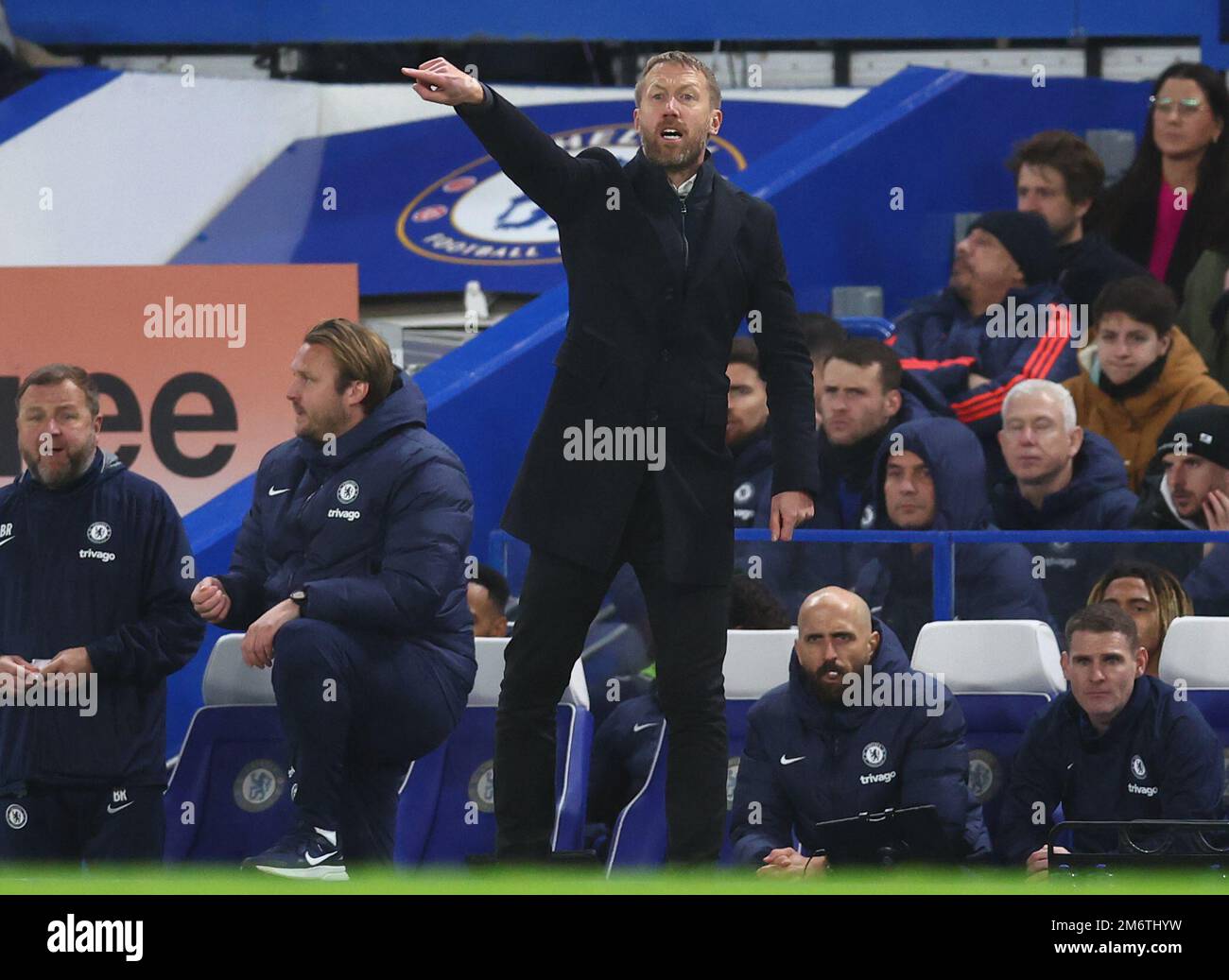 London, England, 5th January 2023. Graham Potter manager of Chelsea ...