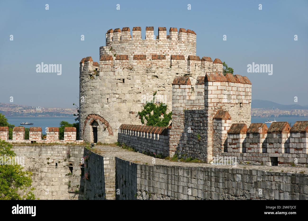 Yedikule Walls, located in Istanbul, Turkey, were built during the ...