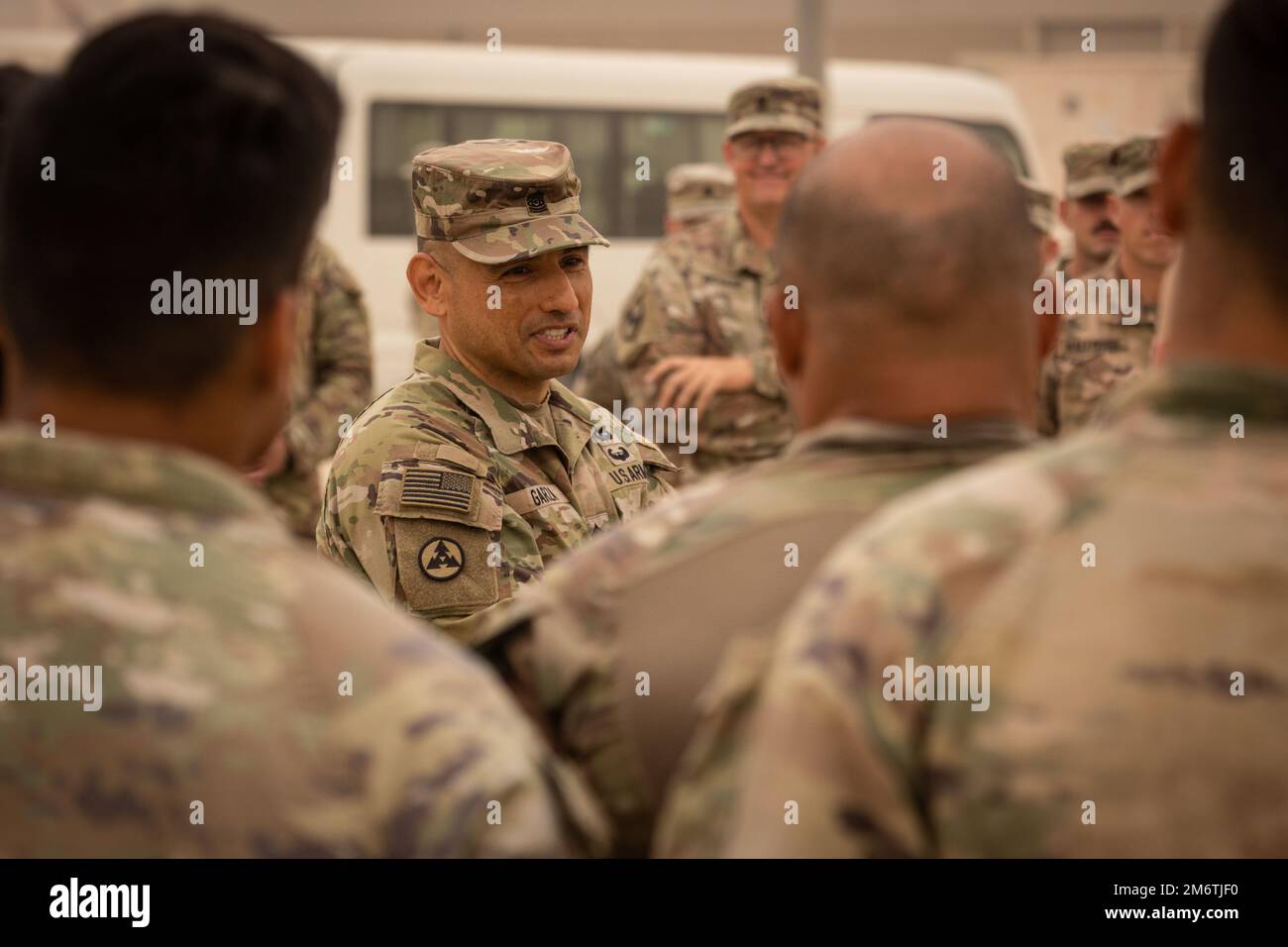 Command Sgt. Maj. Jacinto Garza, senior enlisted advisor, U.S. Army ...