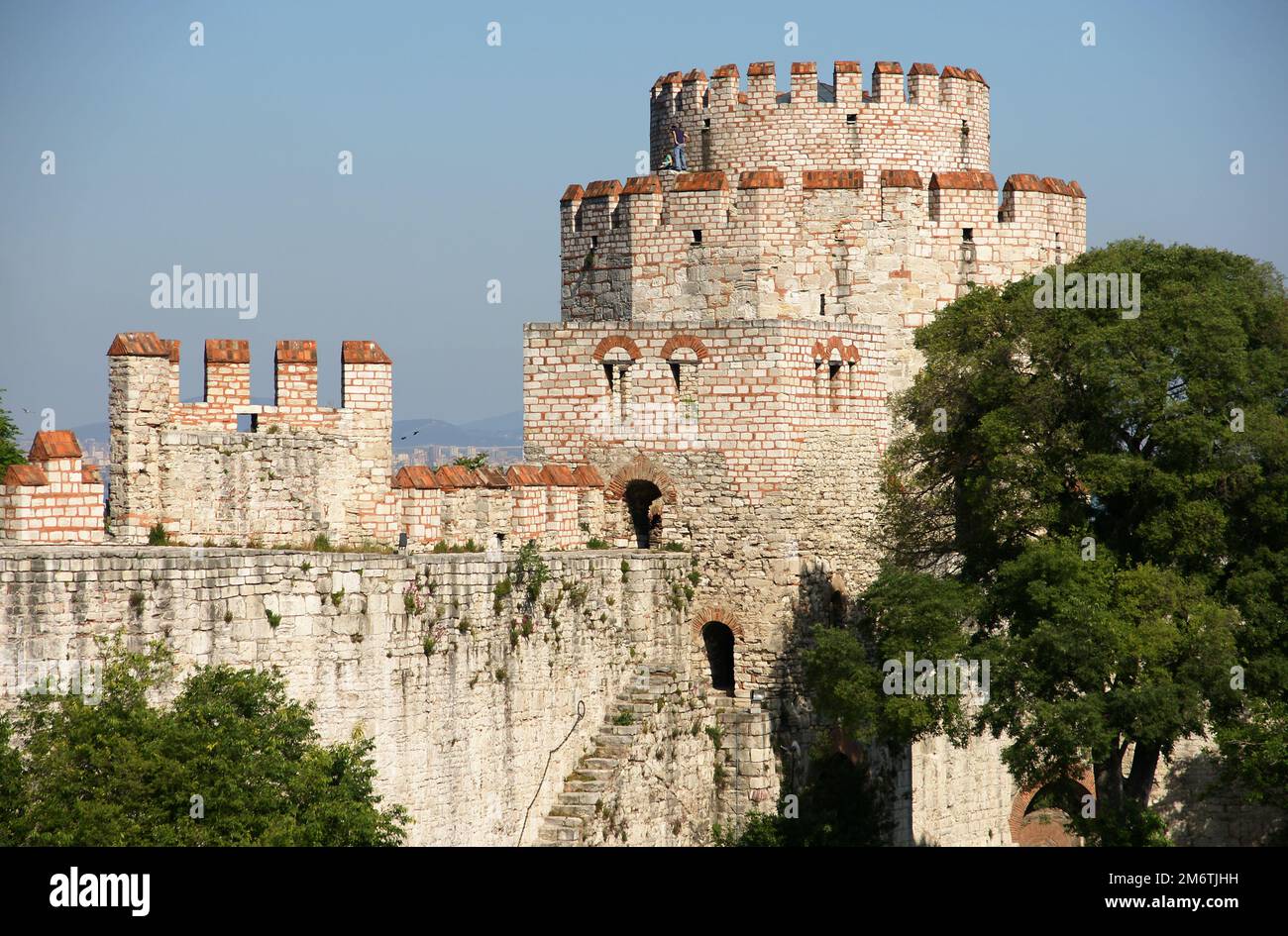 Yedikule Walls, located in Istanbul, Turkey, were built during the ...