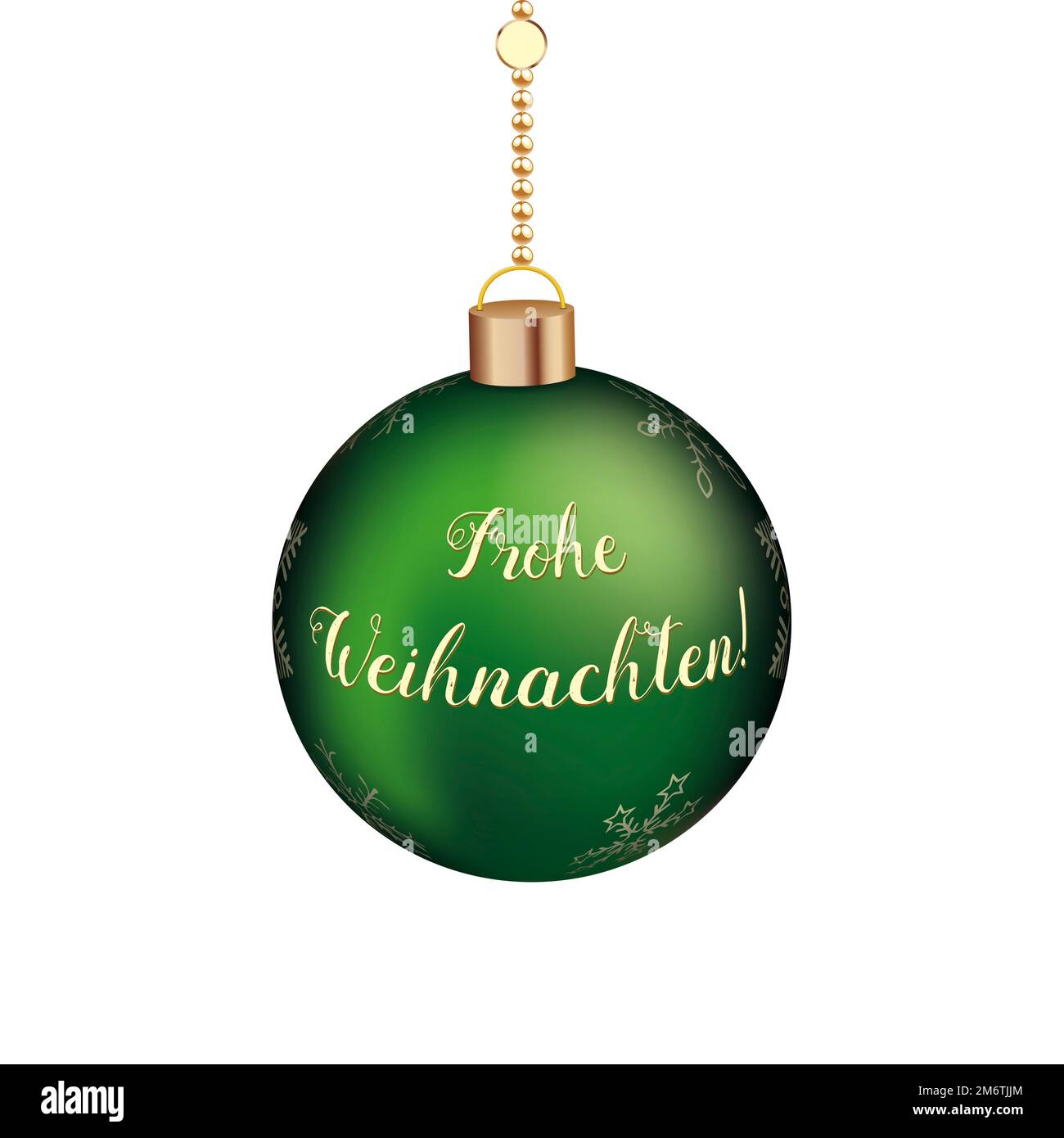 Merry christmas bauble background Cut Out Stock Images & Pictures - Alamy