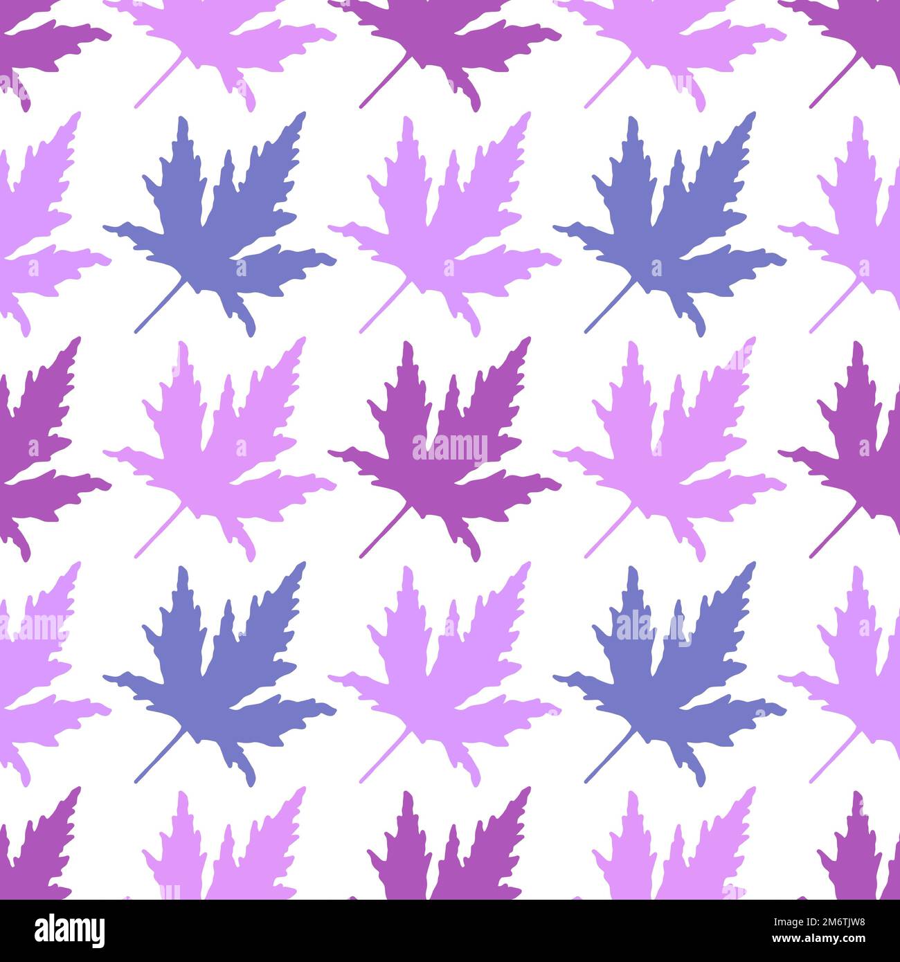 Autumn cartoon doodle seamless maple leaves pattern for wrapping paper ...