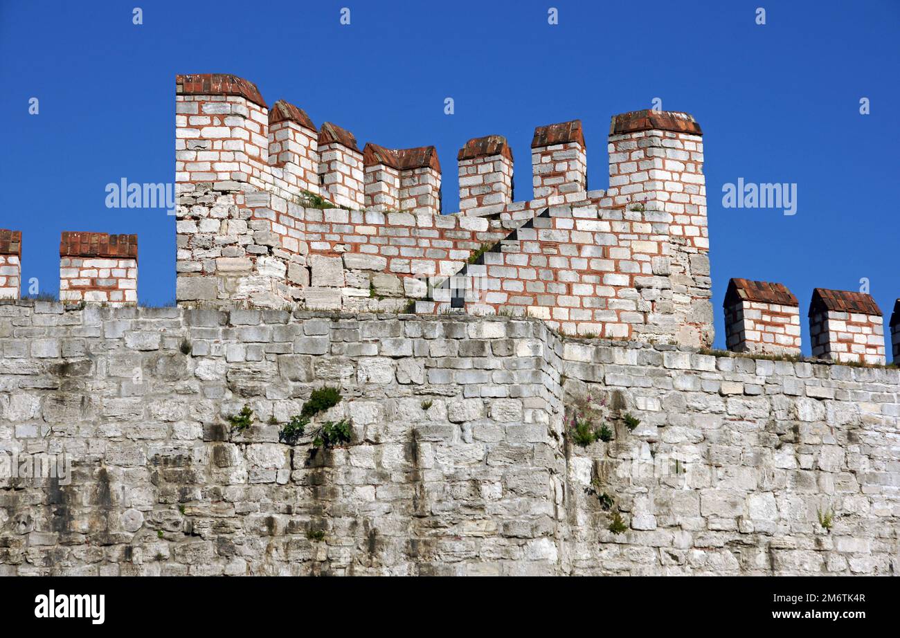 Yedikule Walls, located in Istanbul, Turkey, were built during the ...