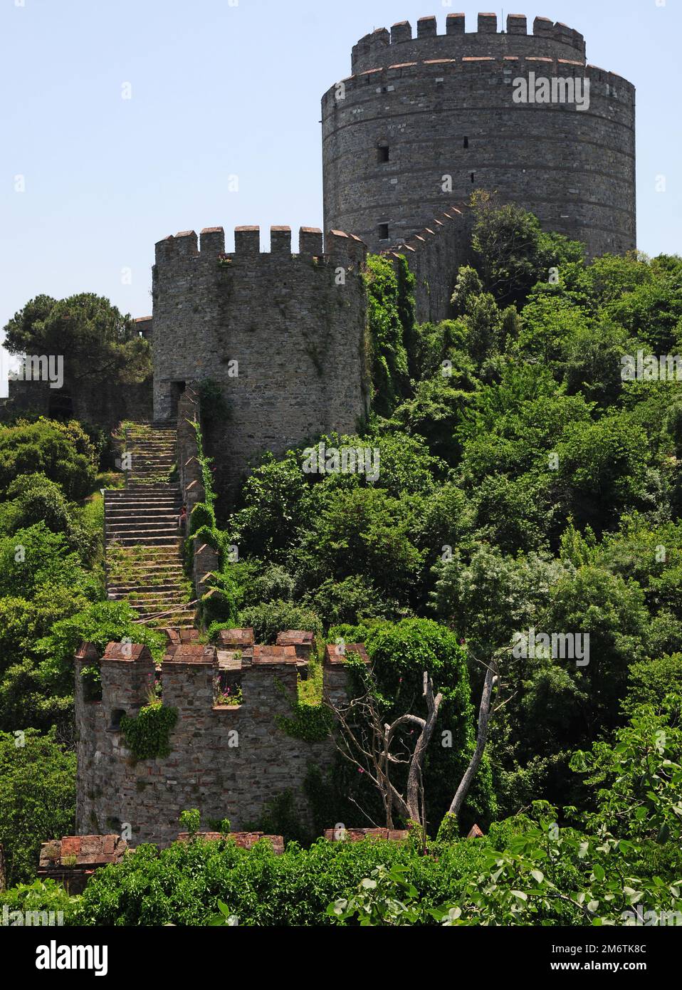 Rumeli Hisarı Castle, located in Istanbul, Turkey, was built by Fatih ...