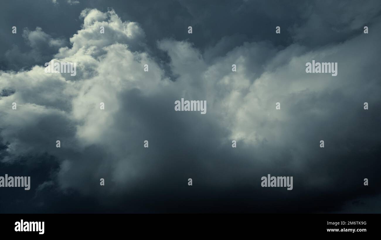 Dark black stormy cloud hi-res stock photography and images - Alamy