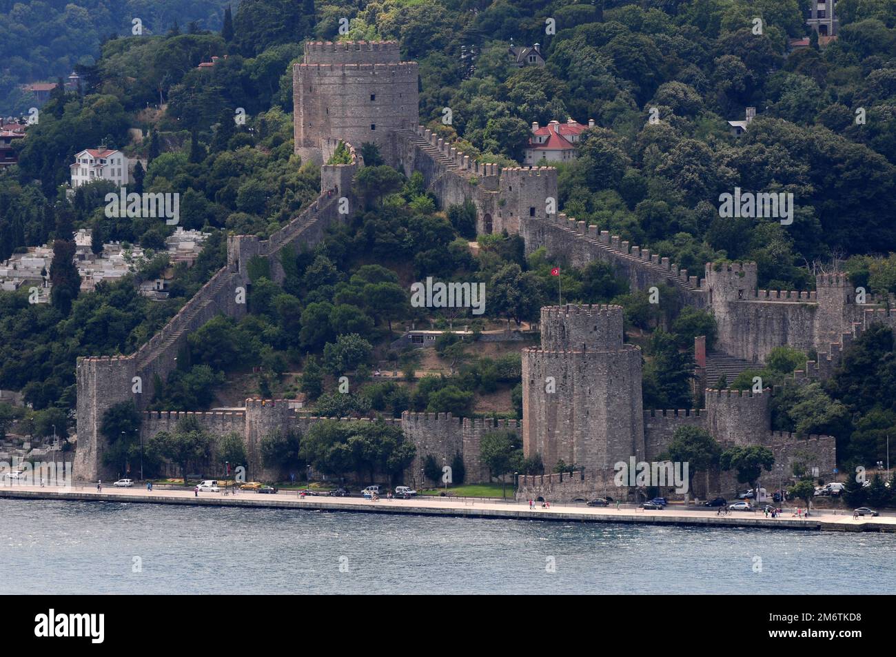 Rumeli Hisarı Castle, located in Istanbul, Turkey, was built by Fatih ...