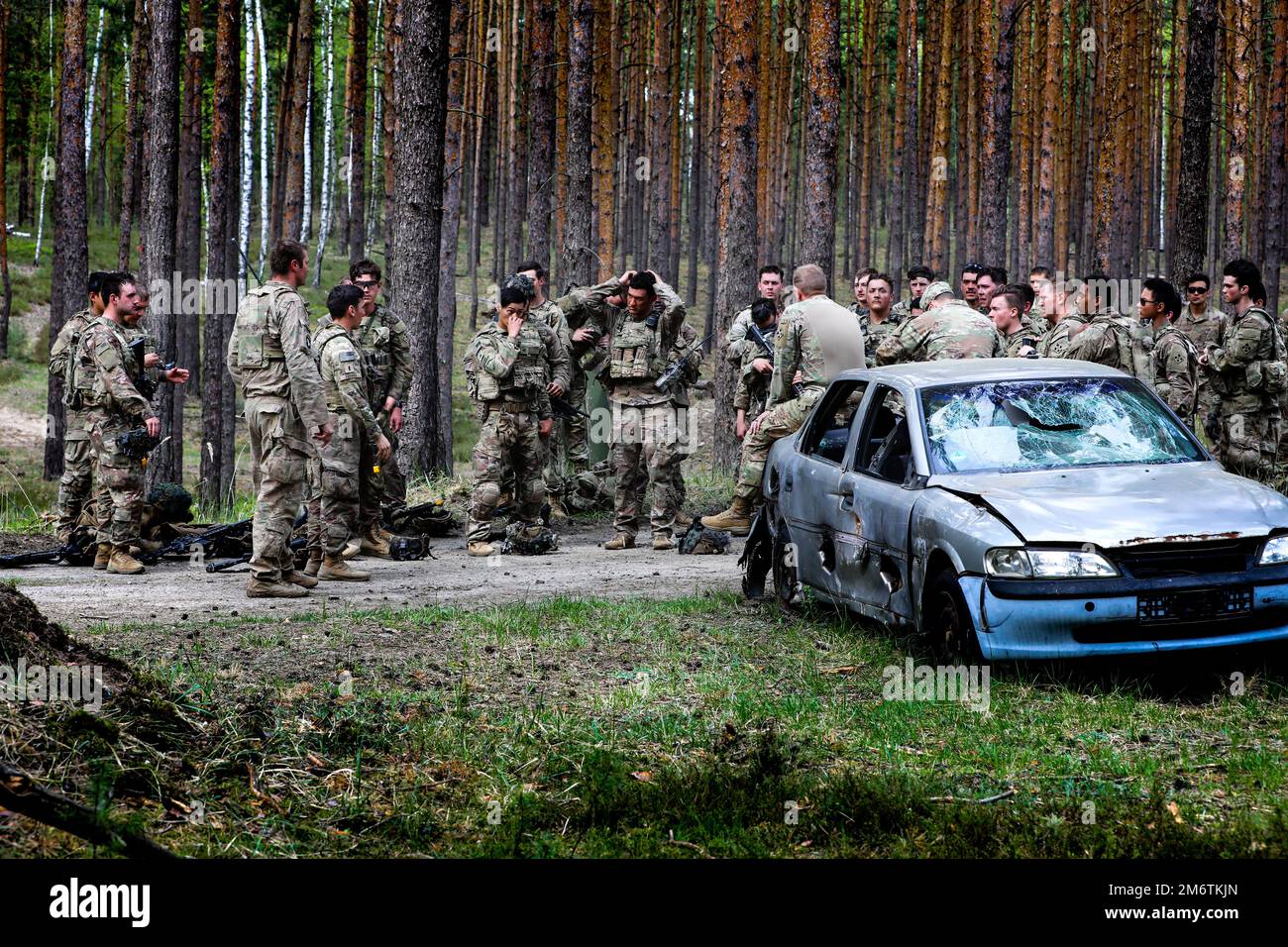 U.S. Army Capt. David Reagan, Alpha company commander, and Sgt. 1st ...