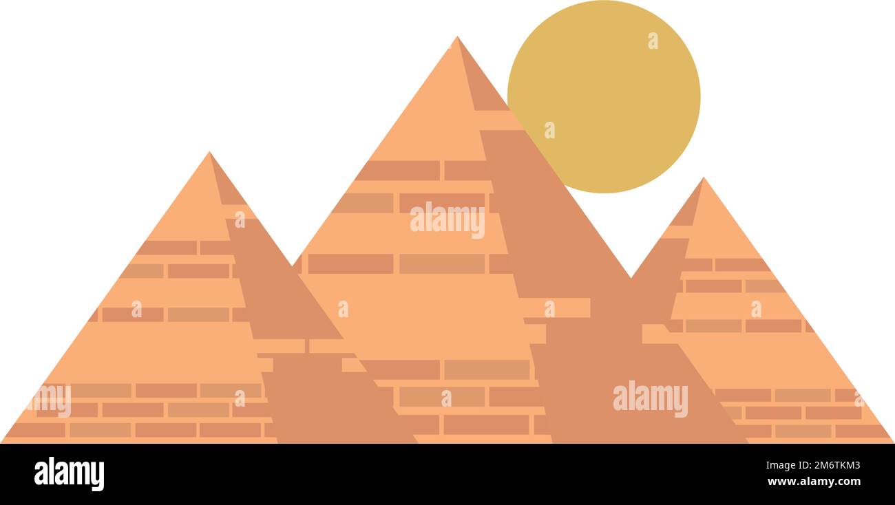 Giza necropolis great pyramid Stock Vector Images - Alamy