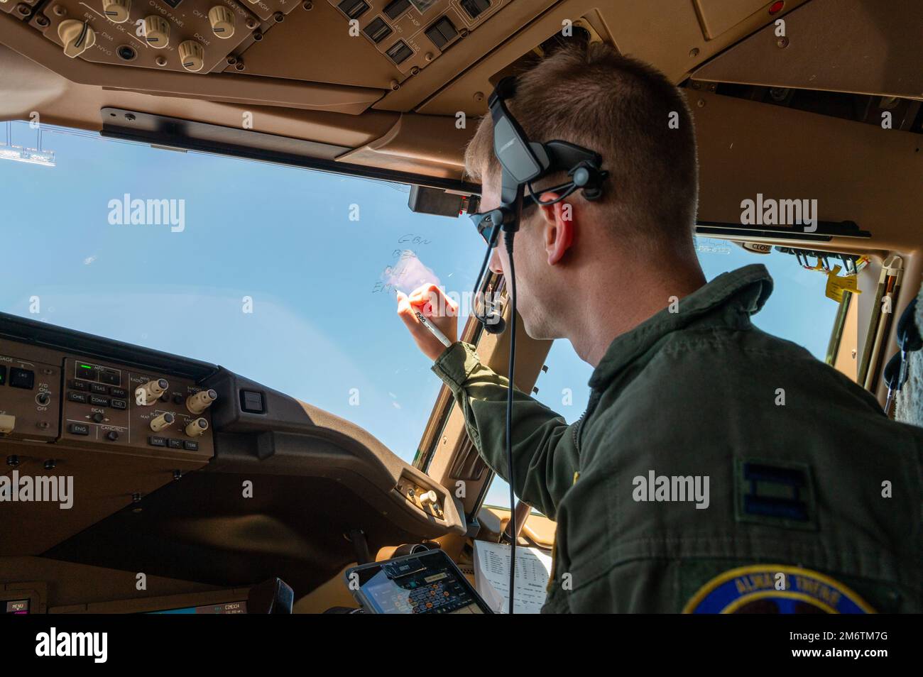 Captain Kevin Abbott, 344th Air Refueling Squadron instructor pilot ...