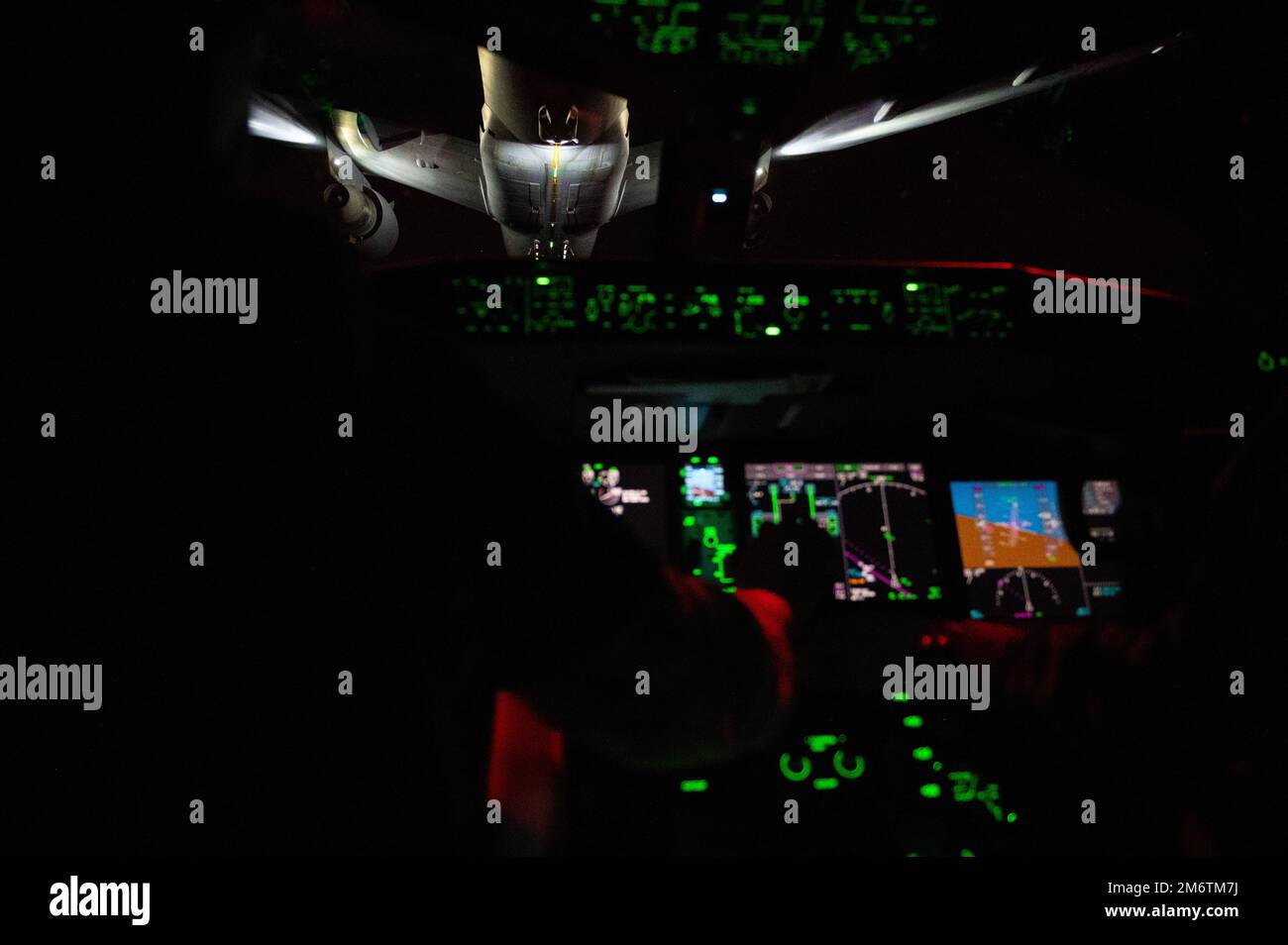 Major Kevin Rose, 349th Air Refueling Squadron instructor pilot, and ...