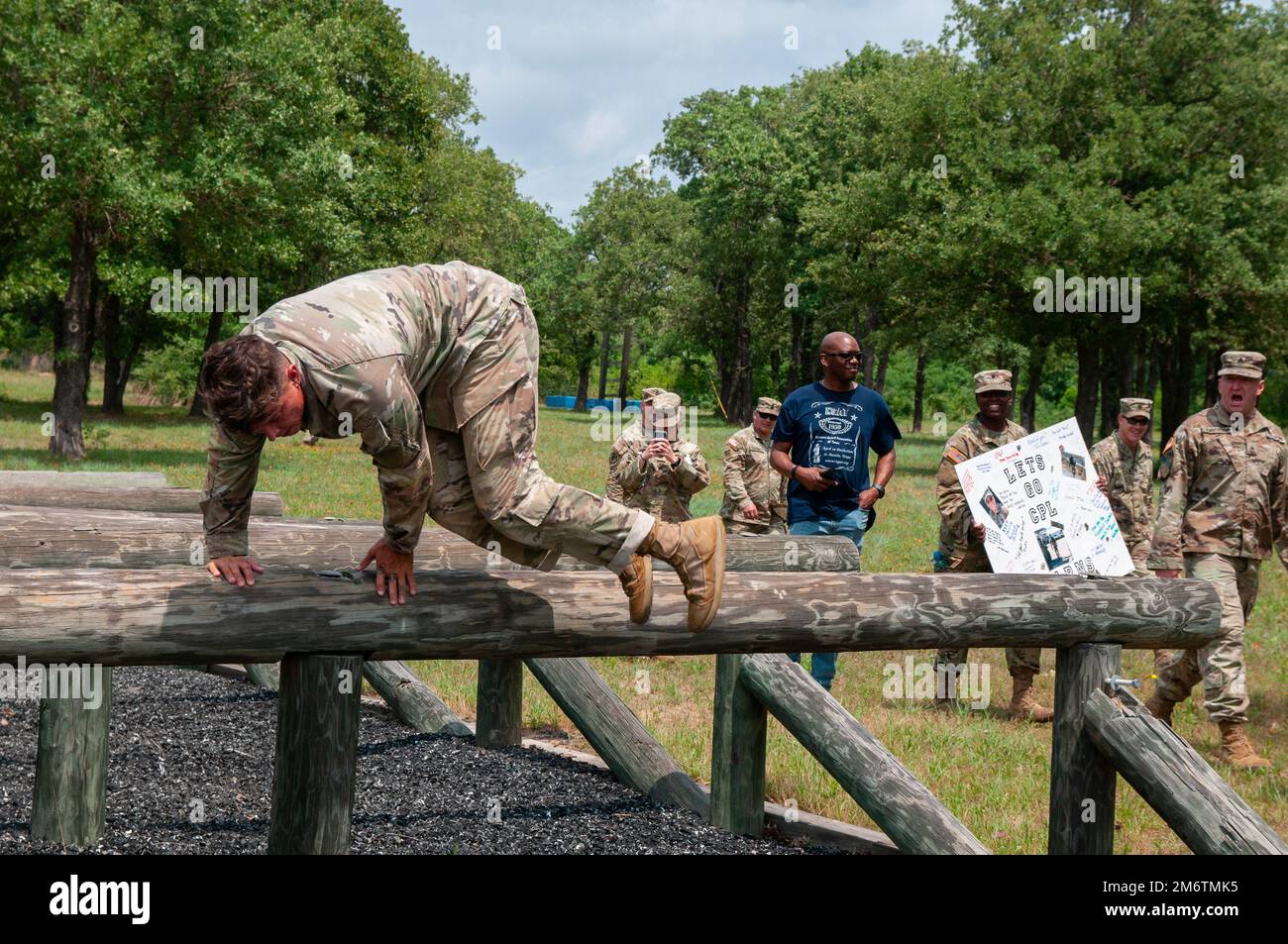 Cpl. Ashley Kearns from the 56th Infantry Brigade Combat Team, Texas ...