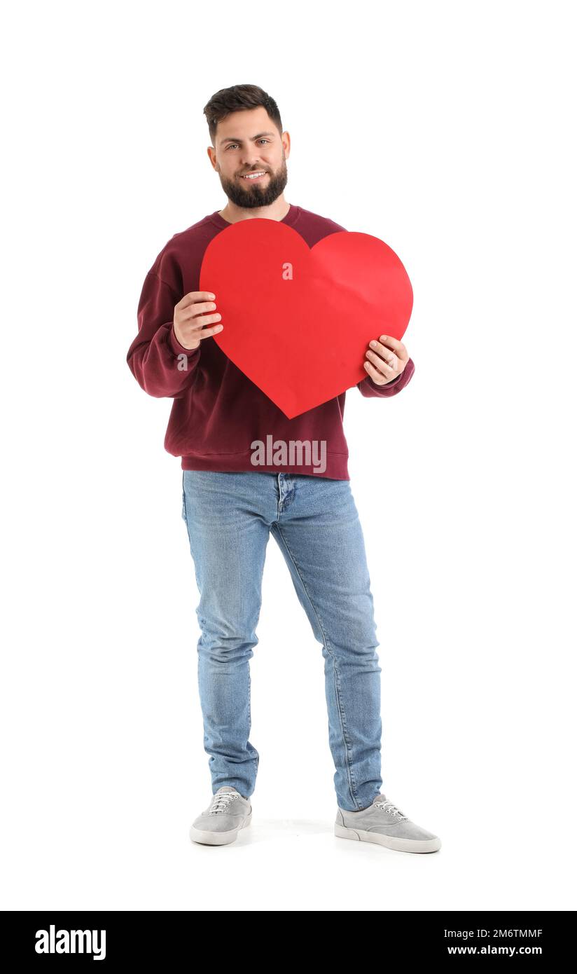 Handsome bearded man paper Cut Out Stock Images & Pictures - Alamy