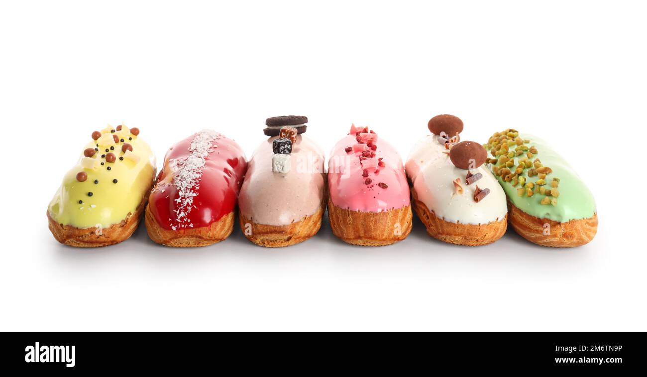 Various tasty eclairs on hi-res stock photography and images - Alamy