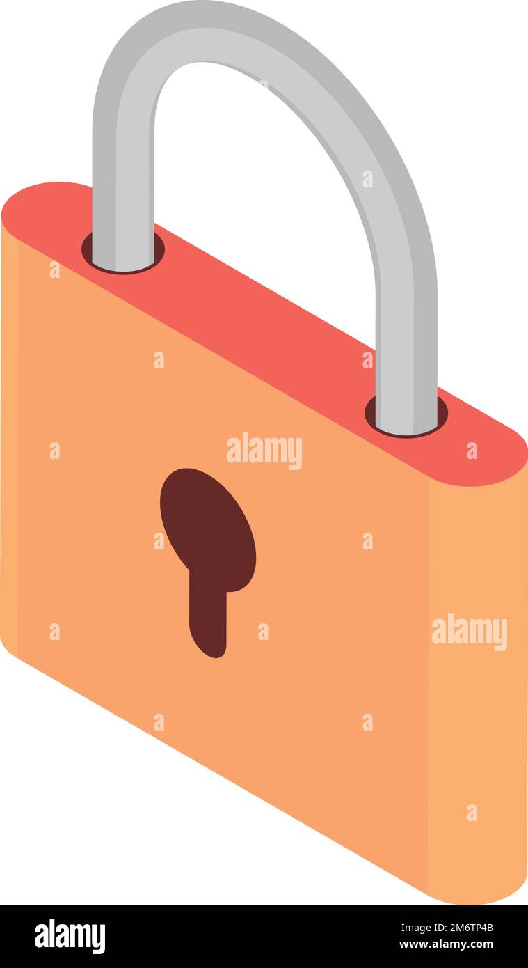 isometric padlock security Stock Vector Image & Art - Alamy
