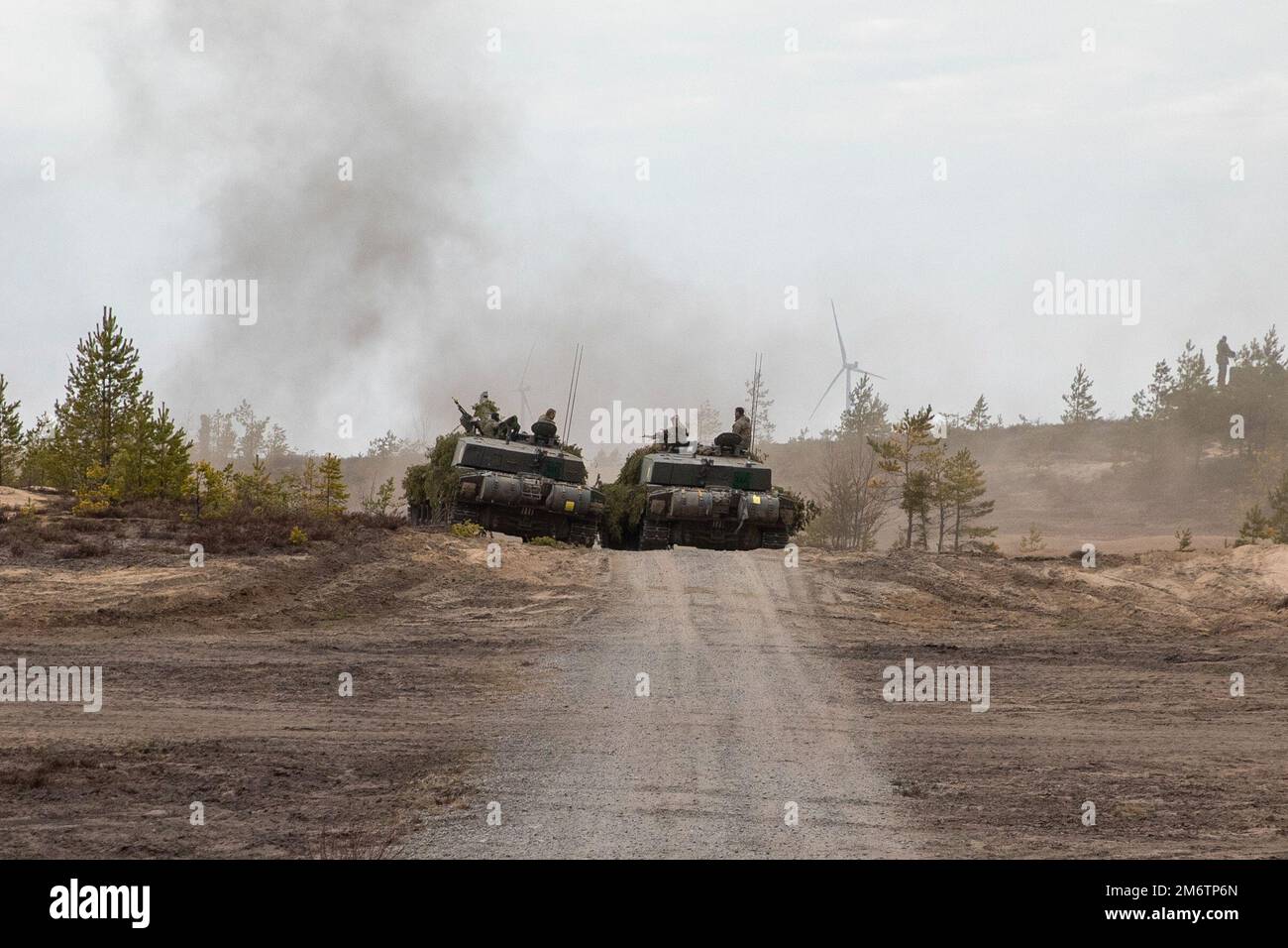British soldiers assigned to B Squadron QRH regroup following an ...