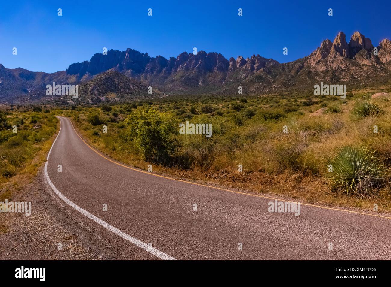 Aguirre Spring Road in the Organ Mountains-Desert Peaks National ...