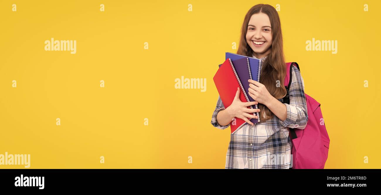 childhood education. child with workbook. student in high school ...