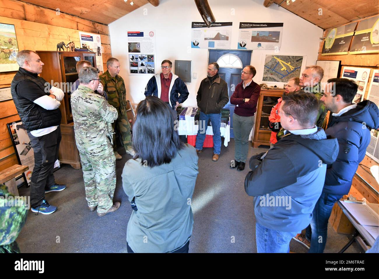 Representatives from 11 different nations participating in the Arctic ...