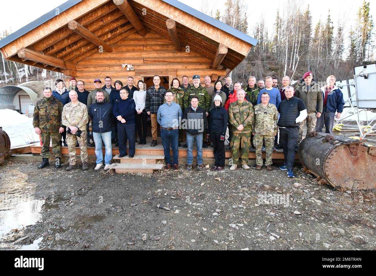 Representatives from 11 different nations participating in the Arctic ...