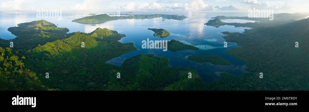 Aerial solomon islands hi-res stock photography and images - Alamy