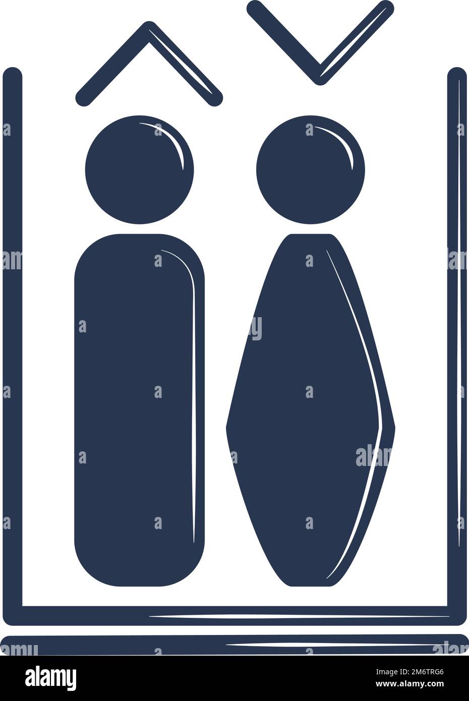 wc male female sign Stock Vector Image & Art - Alamy