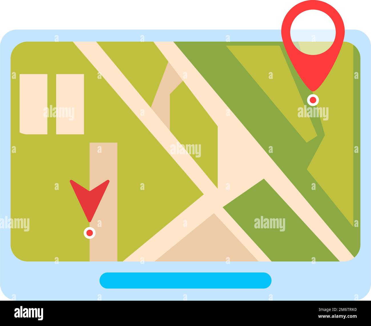 you are here map digital Stock Vector Image & Art - Alamy