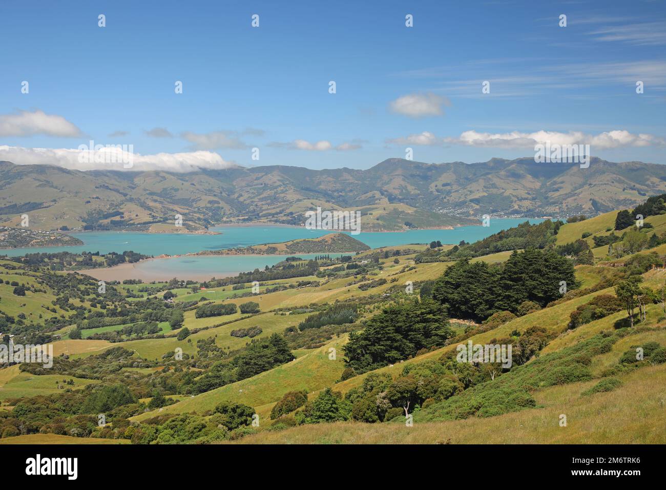 Akaroa harbour new zealand hi-res stock photography and images - Alamy