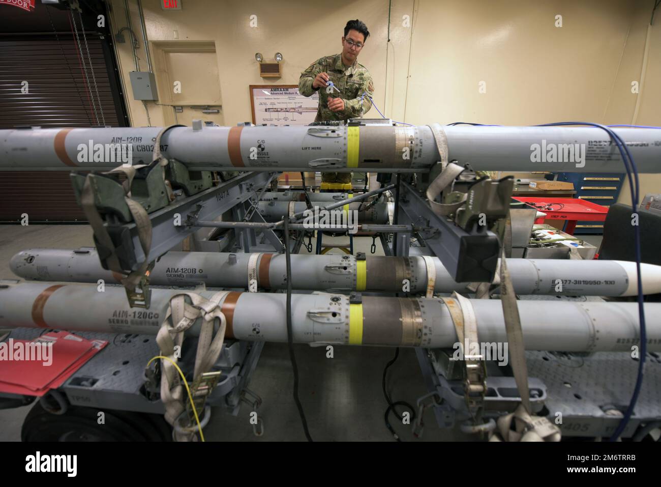 U.S. Air Force Senior Airman Alan Zarate, 325th Munitions Squadron ...