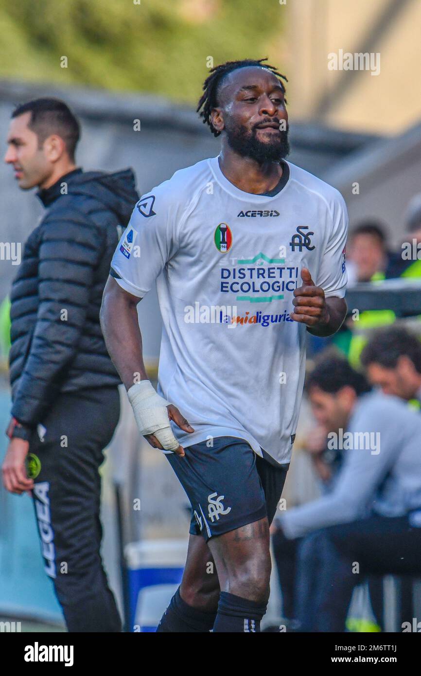 Alberto Picco stadium, La Spezia, Italy, January 04, 2023, Spezia's M ...
