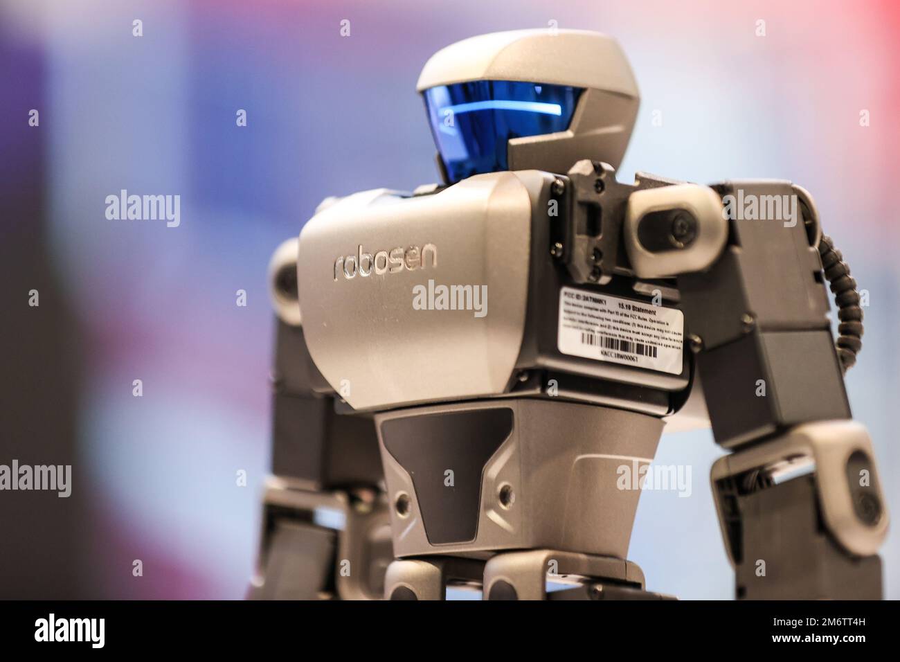 Las Vegas, NV, USA. 5th Jan, 2023. A close up view of the Robosen ...