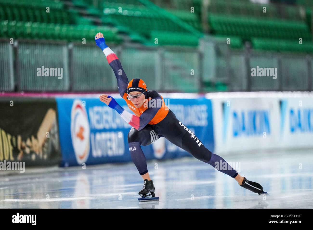 HAMAR, NORWAY - JANUARY 5: Merijn Scheperkamp competing on the during ...