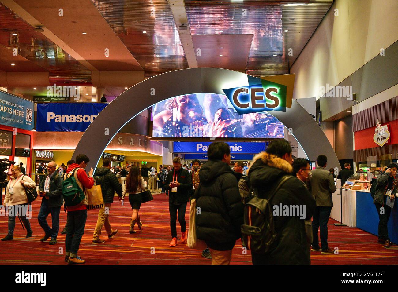 Las Vegas, NV, USA. 5th Jan, 2023. View of CES 2023 at the Las Vegas ...