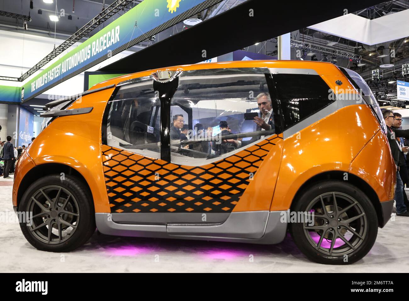 Las Vegas, NV, USA. 5th Jan, 2023. An electric vehicle on display in ...