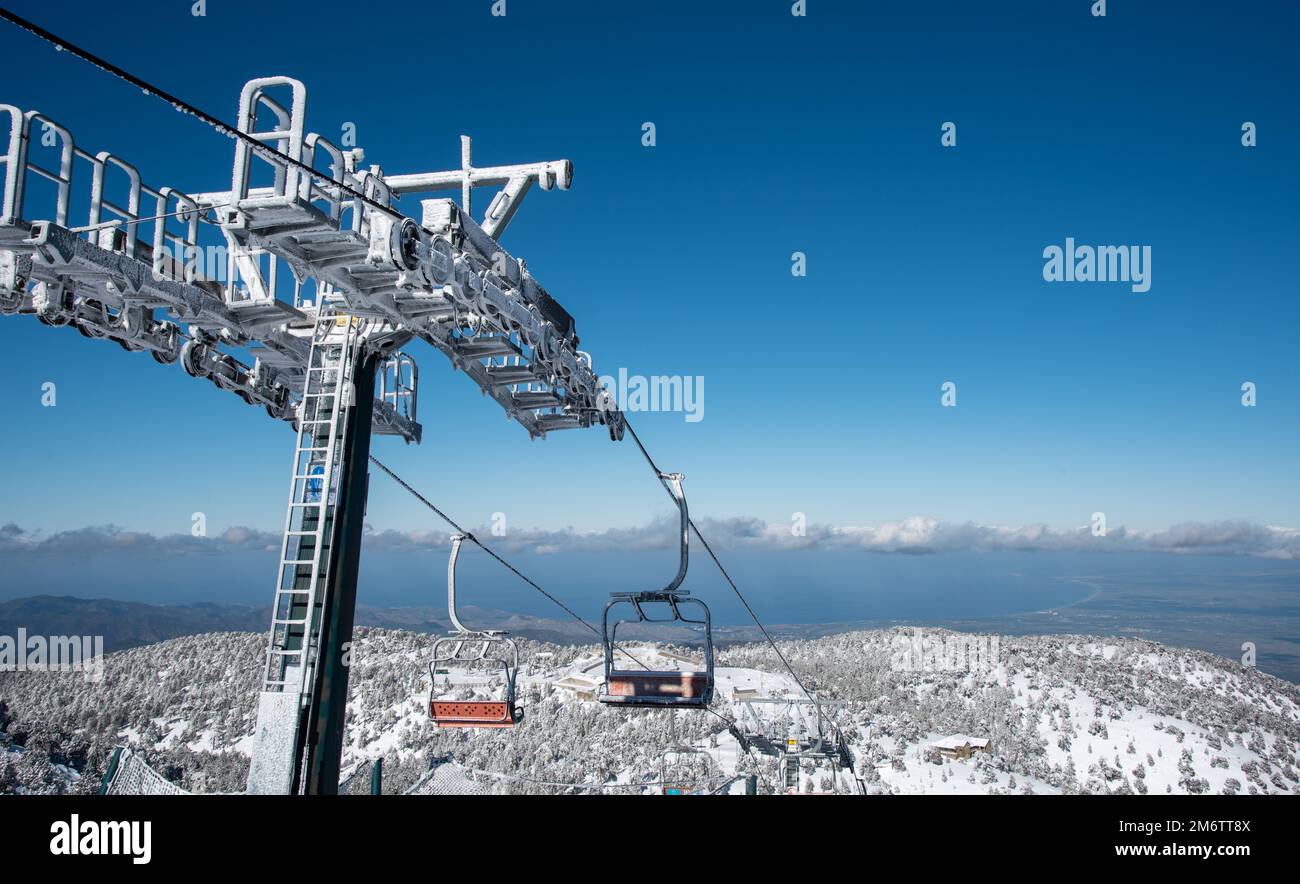 Blue sky on frozen hi-res stock photography and images - Alamy