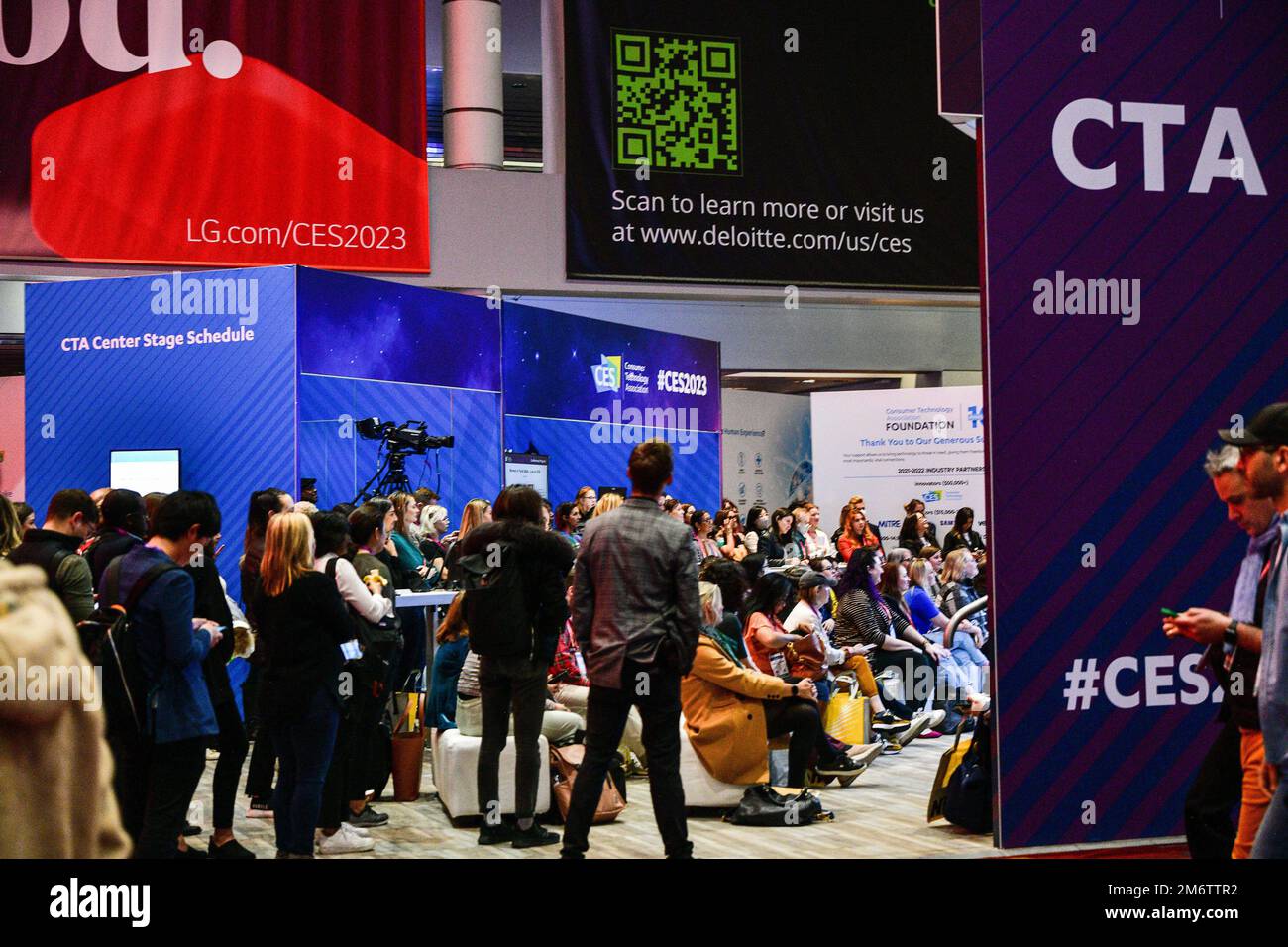 Las Vegas, NV, USA. 5th Jan, 2023. View of CES 2023 at the Las Vegas ...