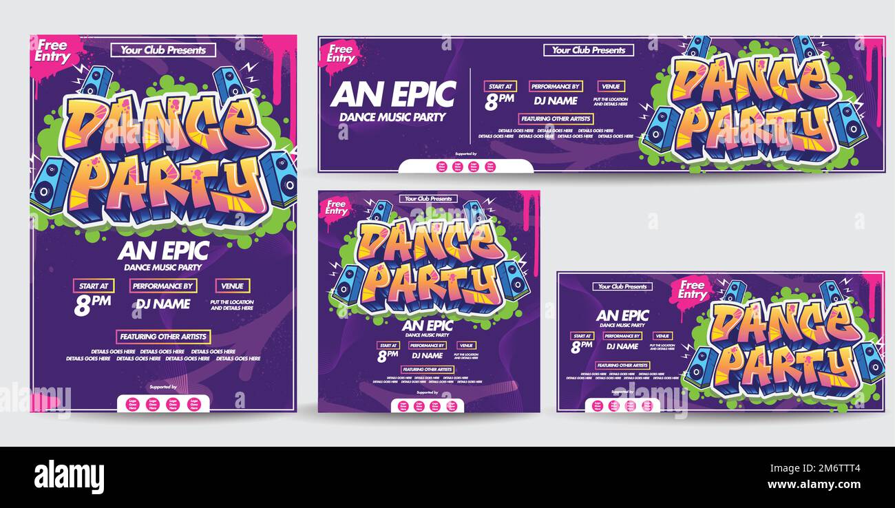 Event flyer templates Stock Vector Images - Alamy