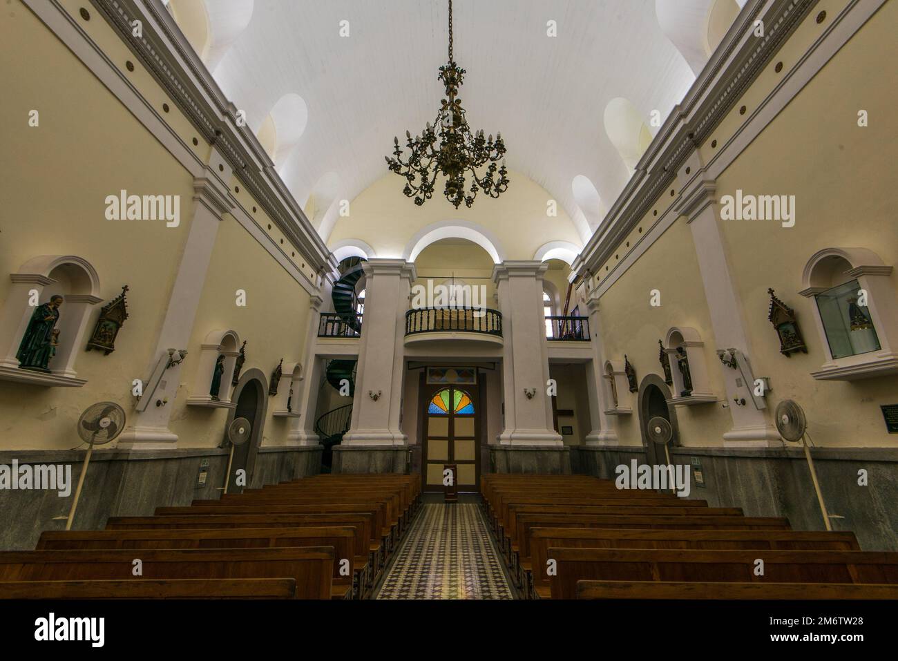 Interior of Saint John the Baptist Cathedral in Nova Friburgo City ...