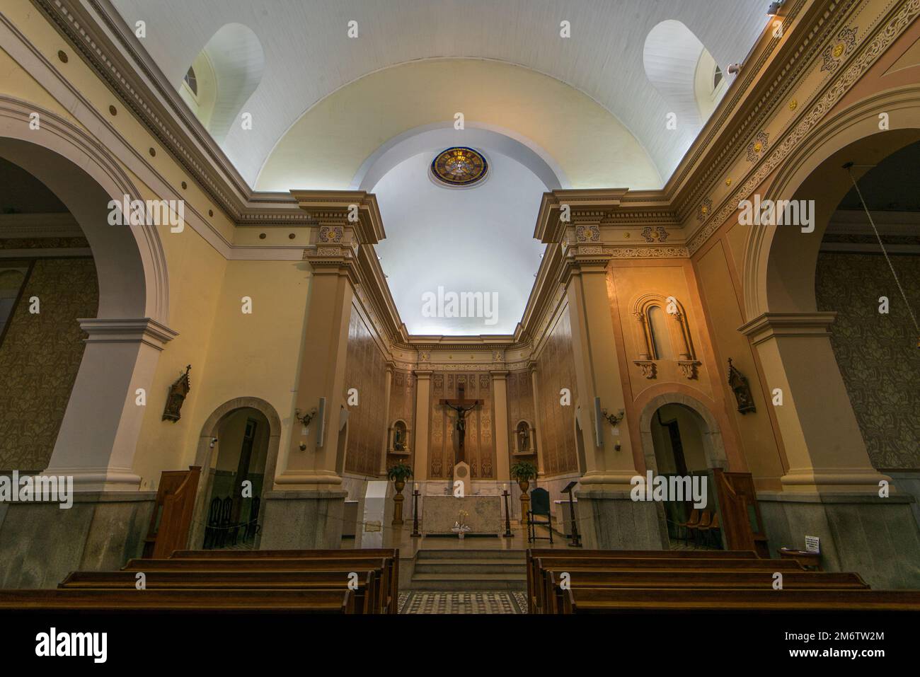 Interior of Saint John the Baptist Cathedral in Nova Friburgo City ...