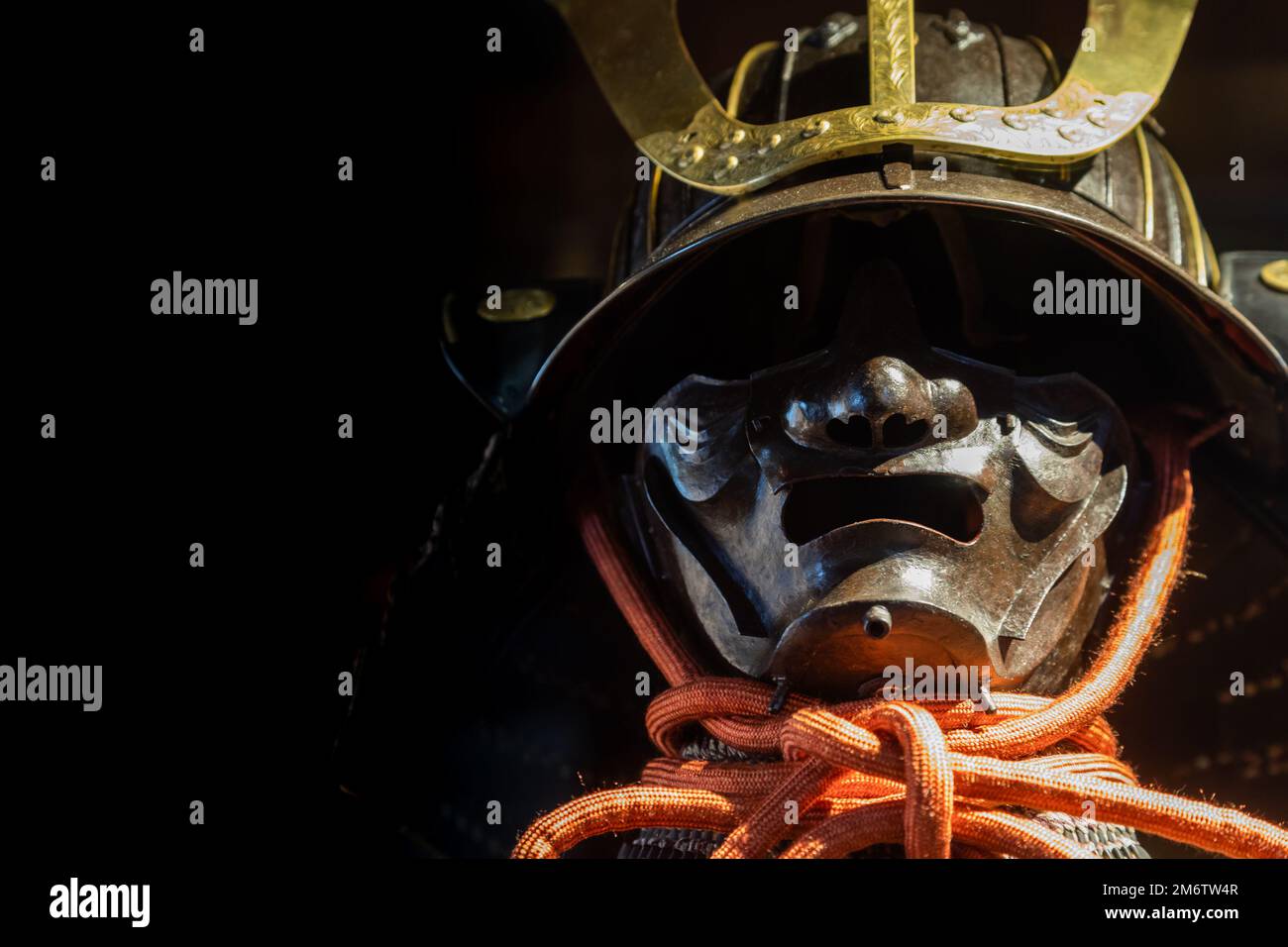 Traditional samurai Japanese armour - antique protection for fighter in ...