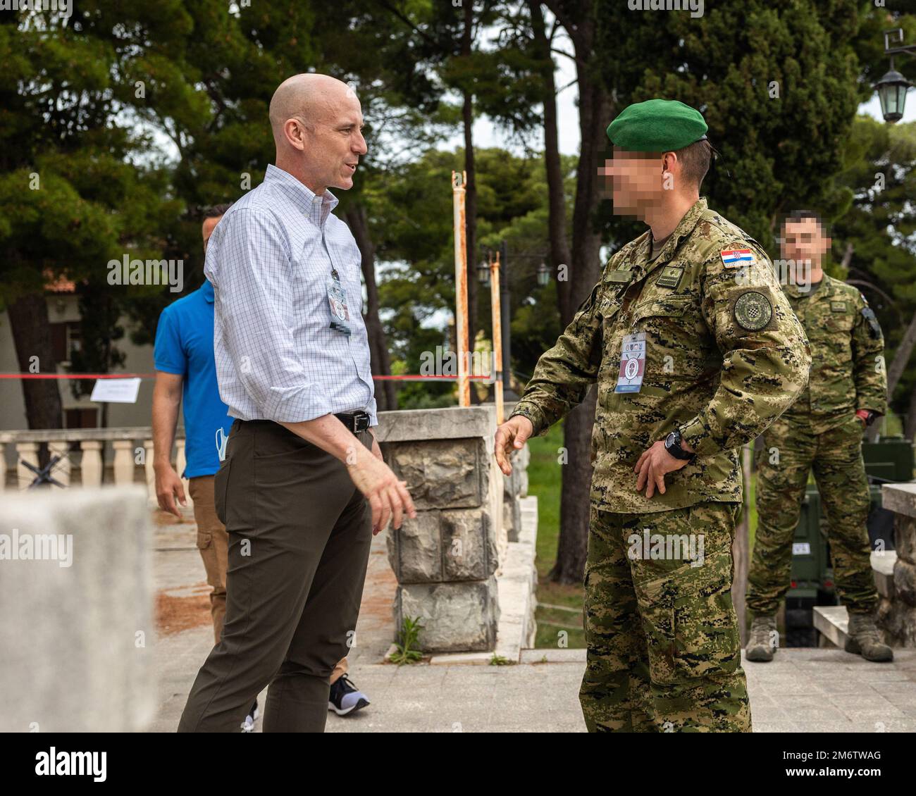 Croatian Special Operations Maritime Task Group Commander meets with U ...