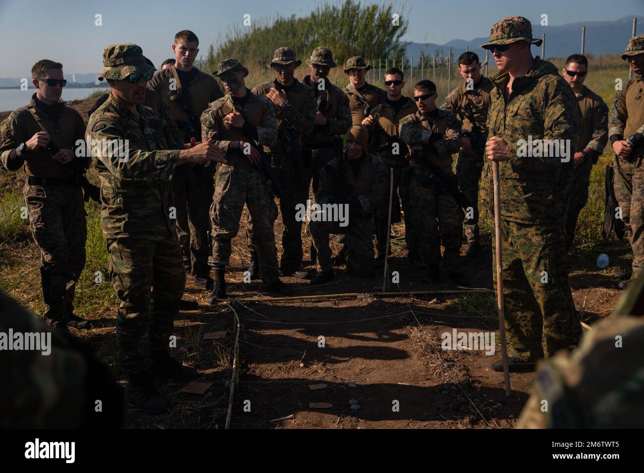 U.S. Marine Corps Capt. Graham Sullivan, a reconnaissance platoon ...
