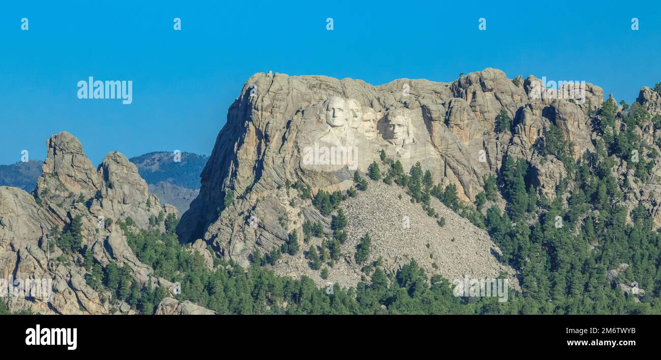 mount rushmore national memorial near keystone, south dakota Stock ...