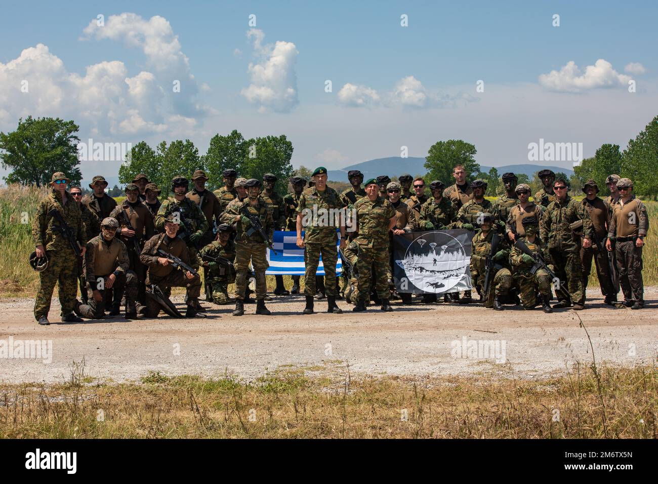 Hellenic Marines Brigadier General Giannis Korelis, commanding general ...