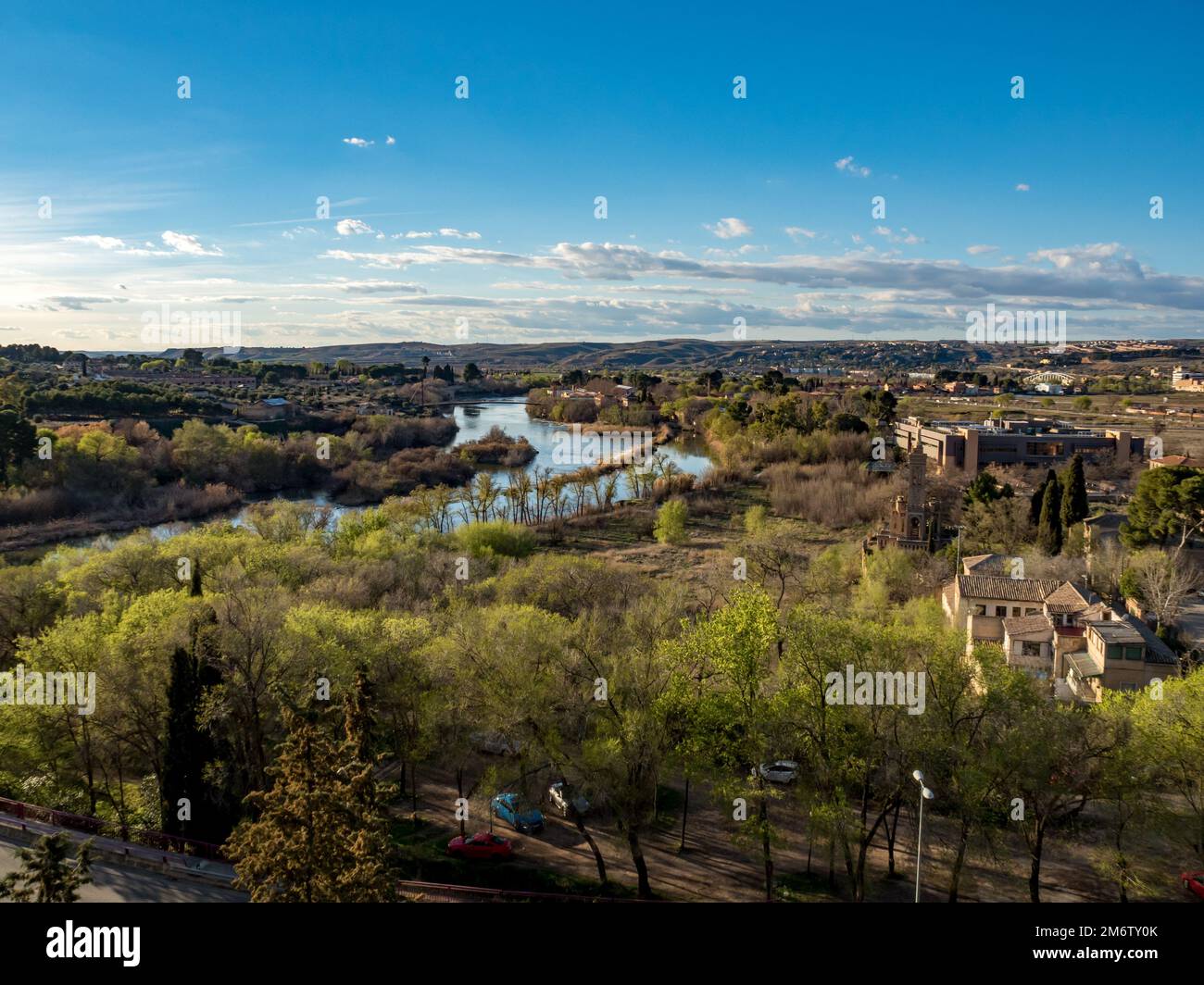 Vallée autour de Tolède, Espagne Stock Photo - Alamy