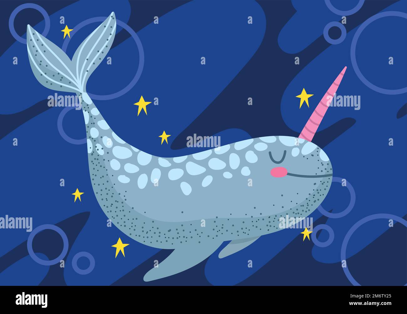 narwhal sea life Stock Vector Image & Art - Alamy