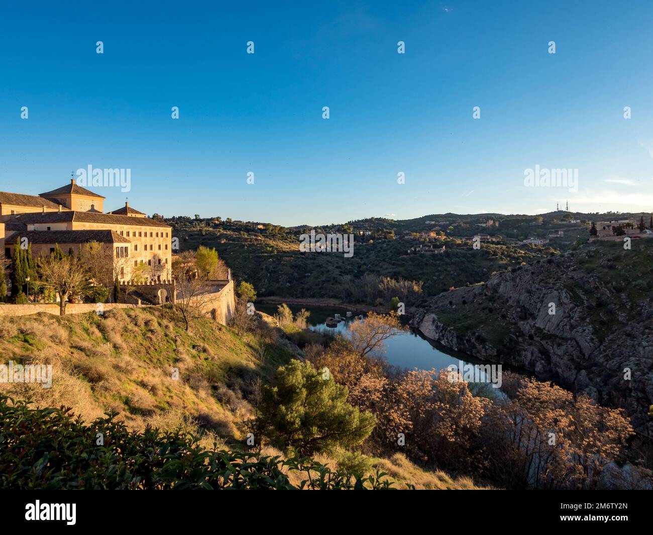 Vallée autour de Tolède, Espagne Stock Photo - Alamy