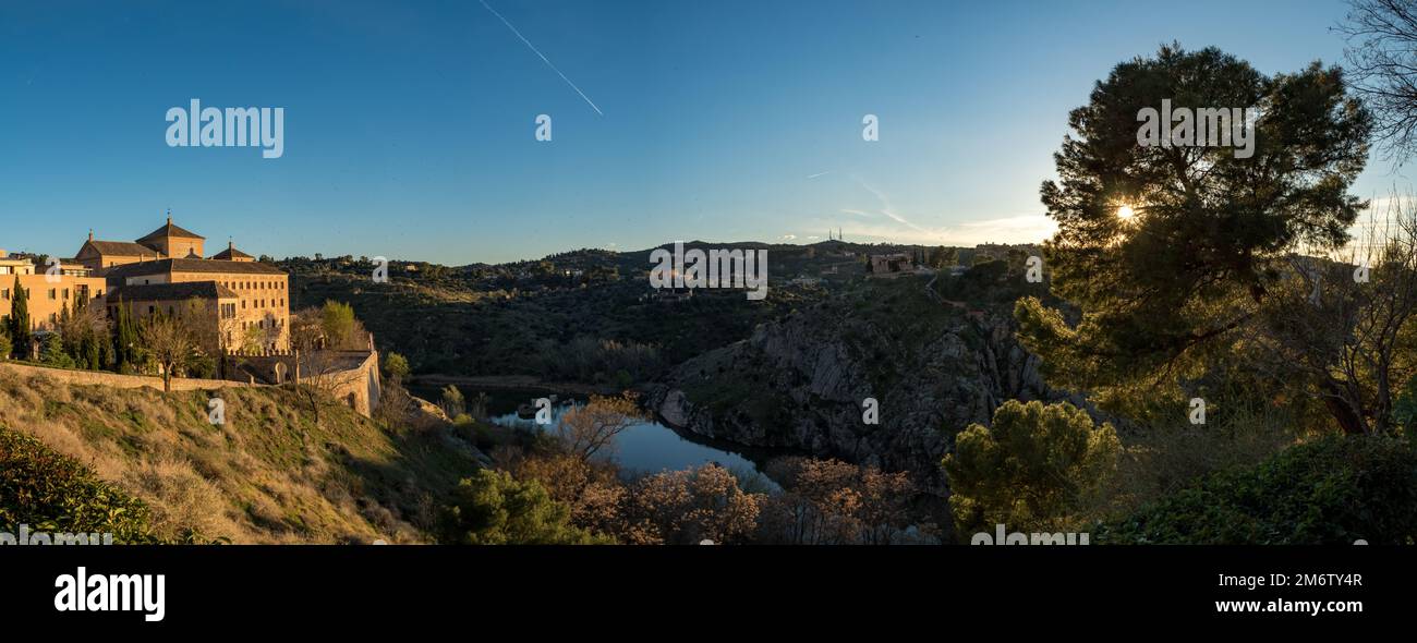 Vallée autour de Tolède, Espagne Stock Photo - Alamy