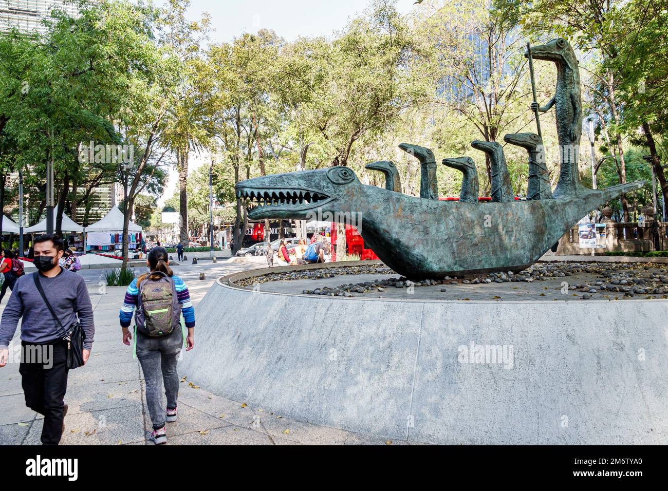 Mexico City,Juarez Cuauhtemoc Avenida Paseo de la Reforma,public art ...