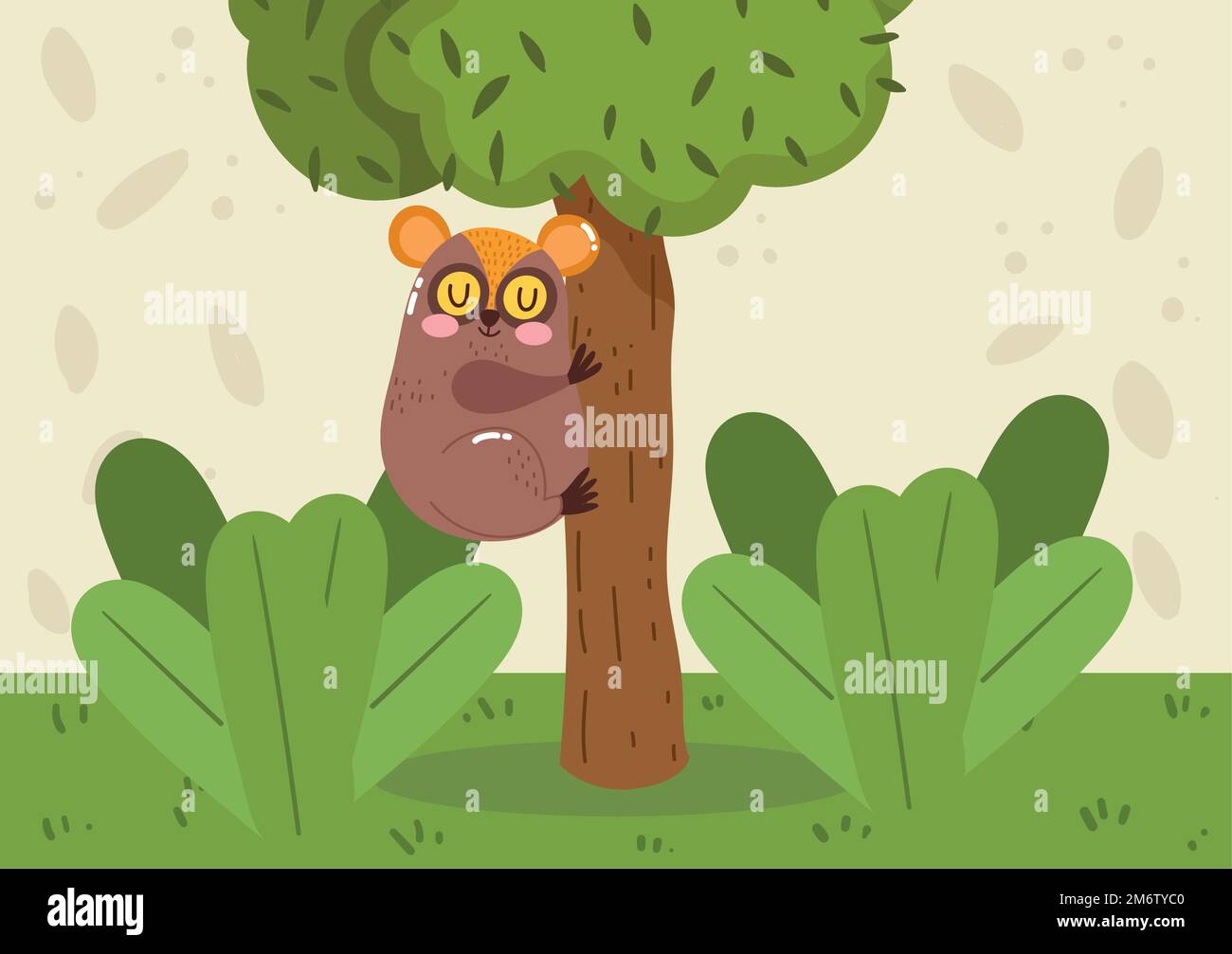 tarsier jungle animal Stock Vector Image & Art - Alamy